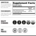 Natural digestive aid with Saccharomyces