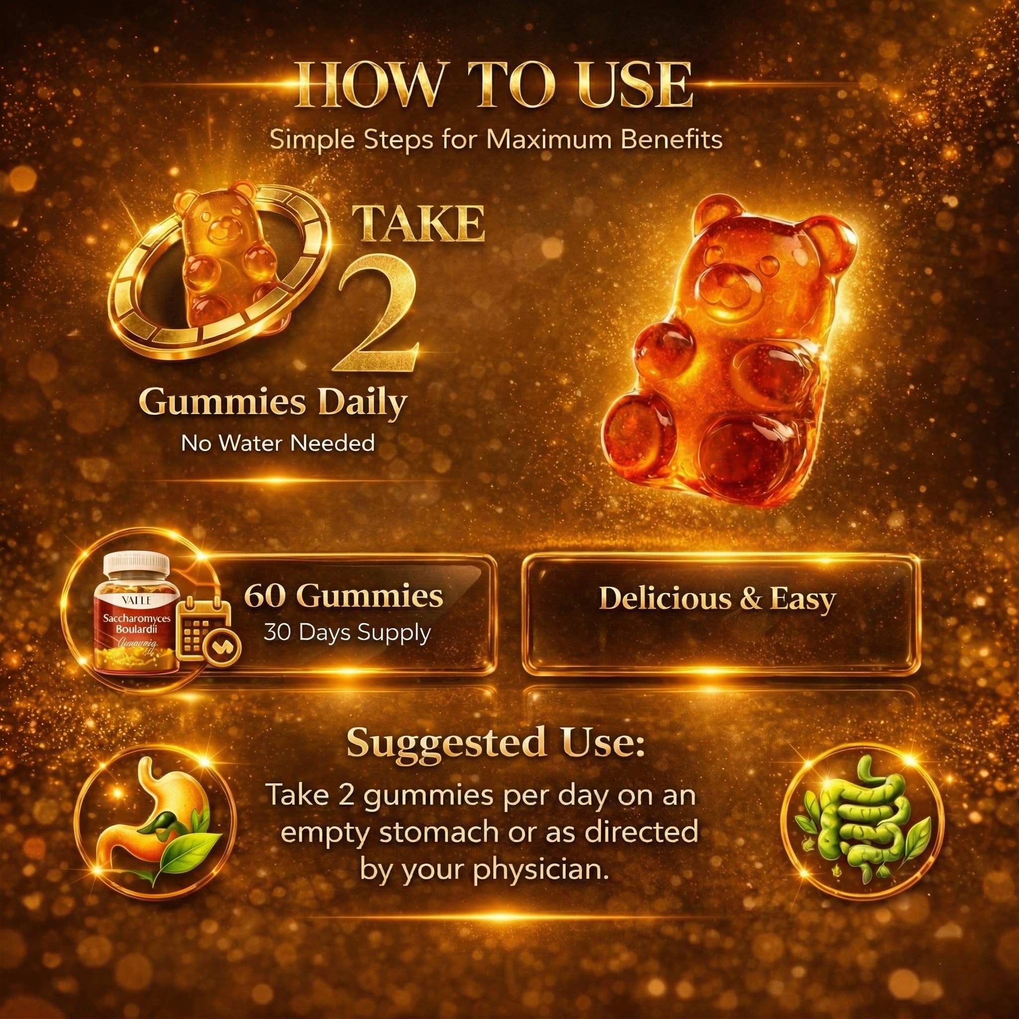 natural digestive aid with Saccharomyces