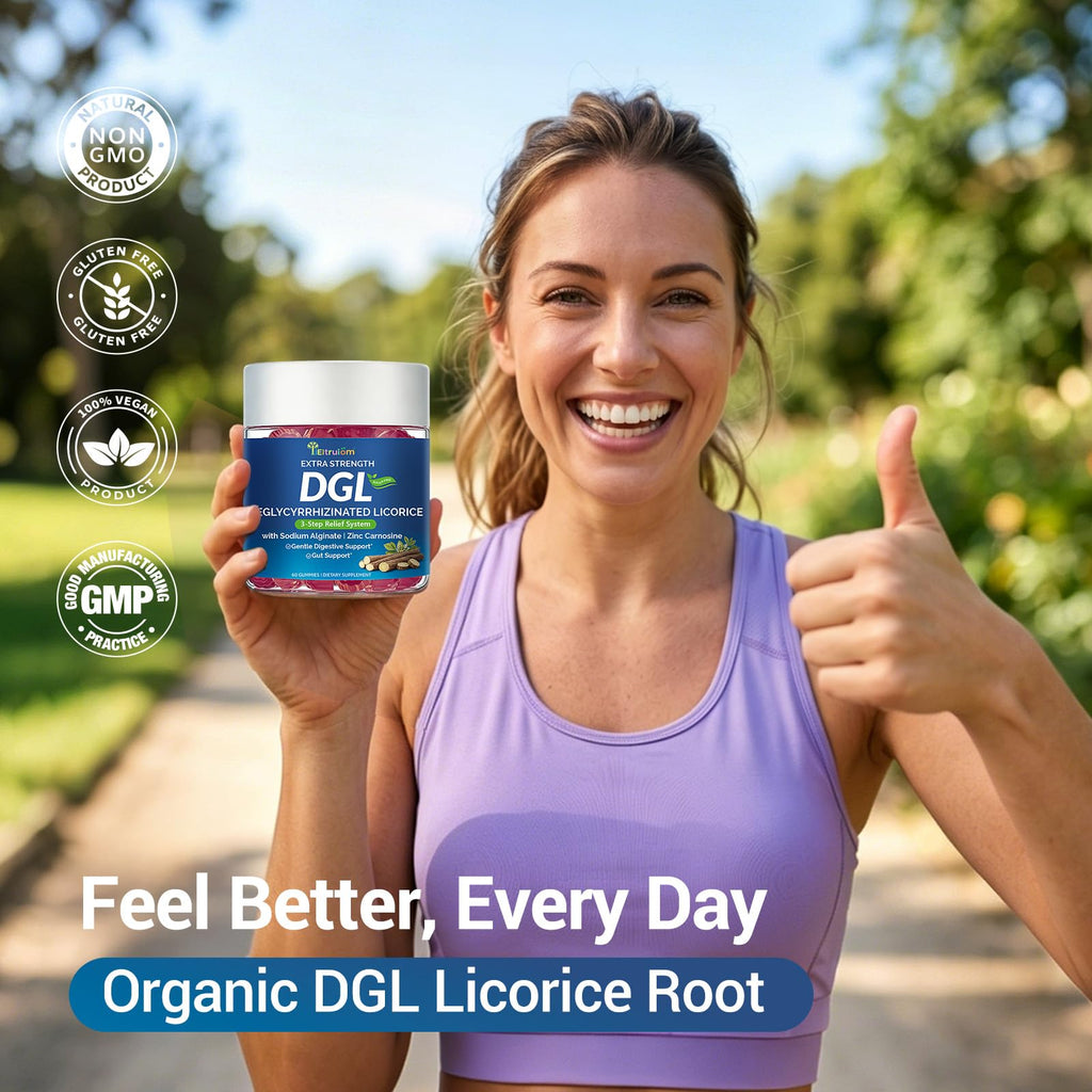 Natural digestive aid with zinc and aloe