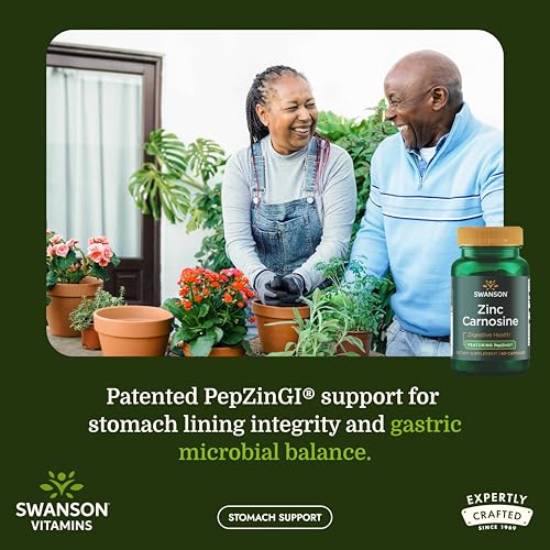 Natural digestive aid with zinc
