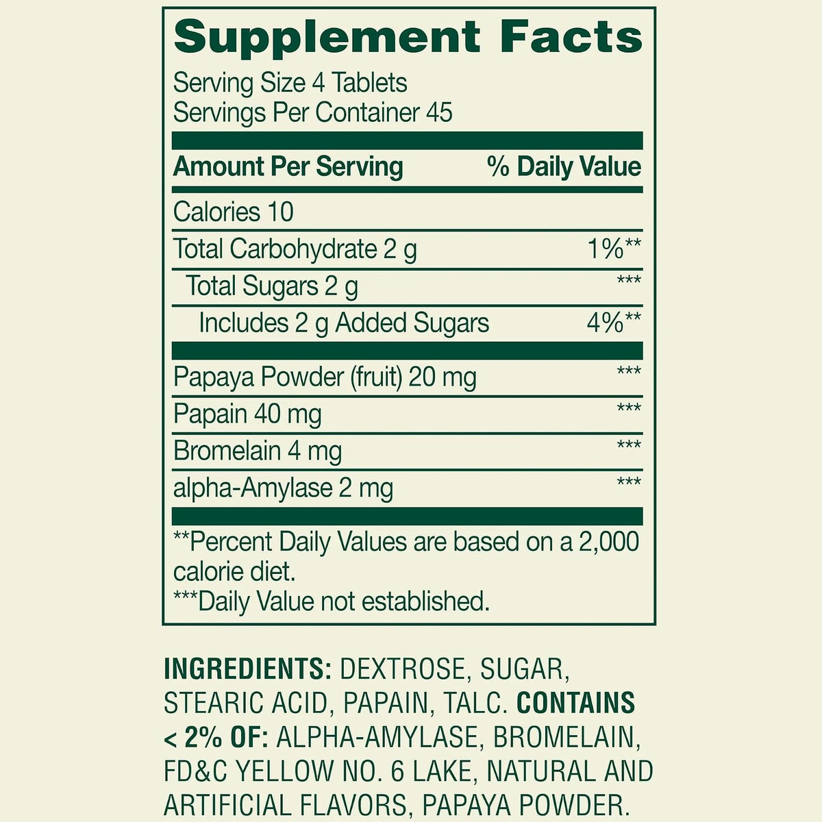 natural digestive enzyme complex