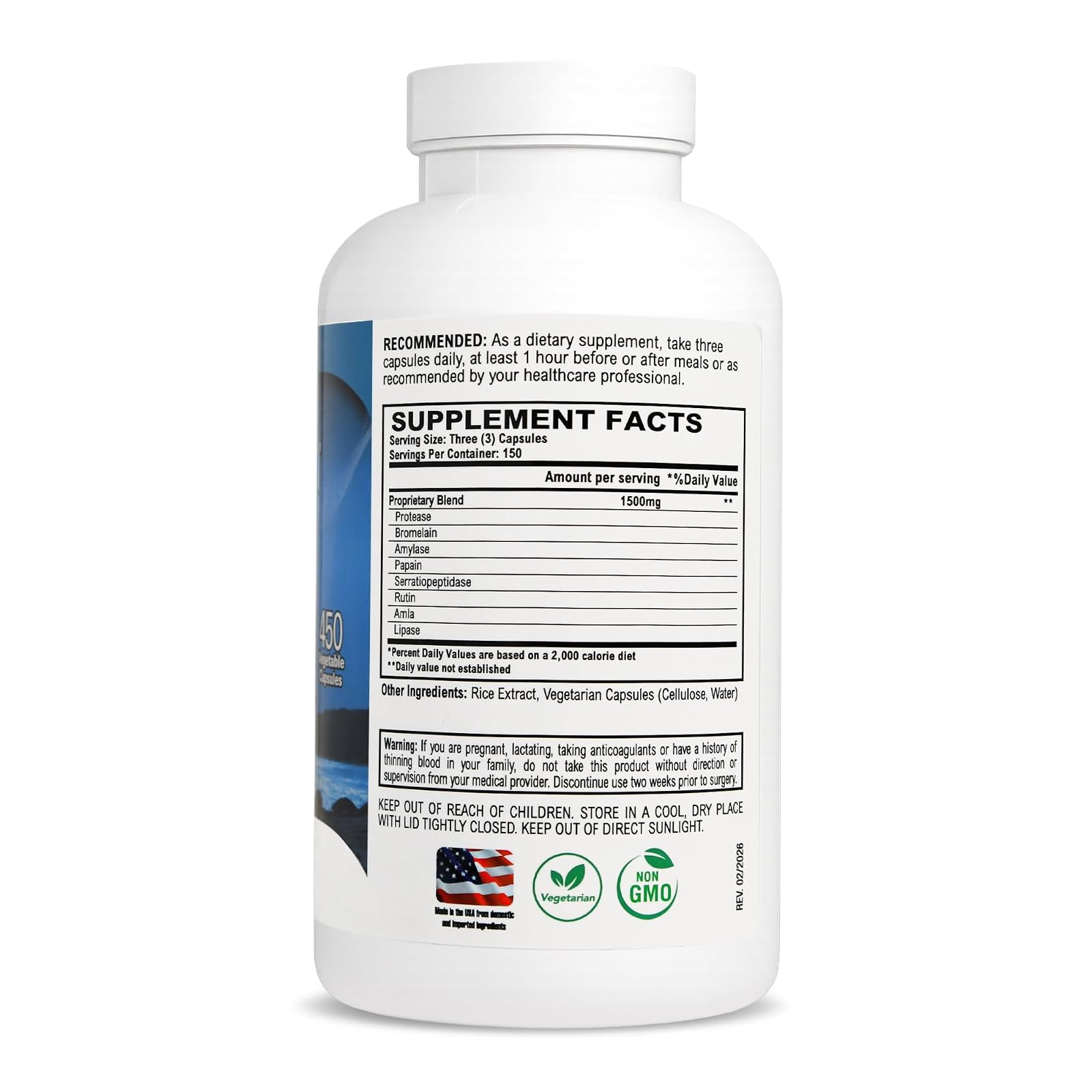 natural digestive enzyme supplement capsules