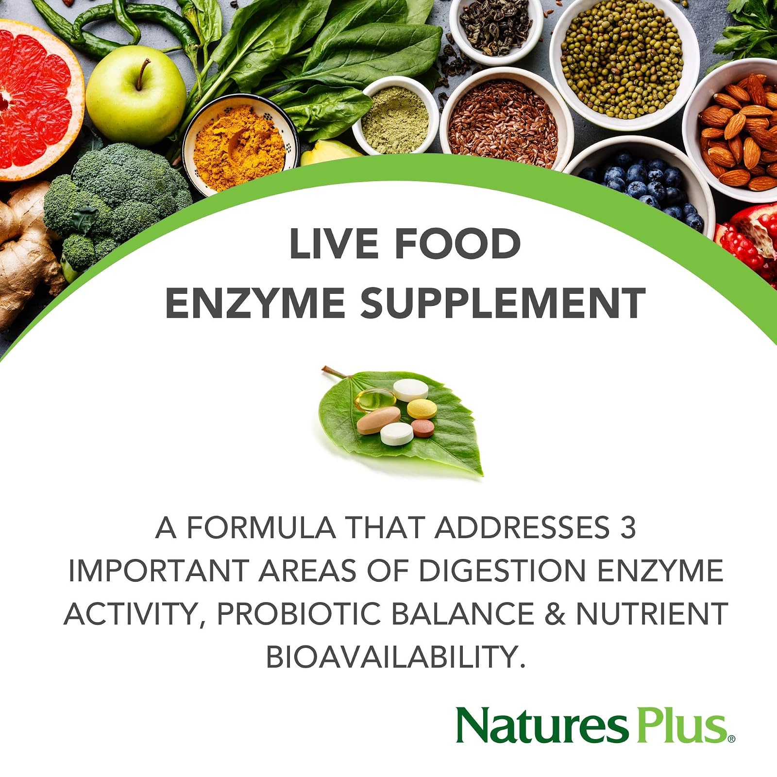 natural digestive enzyme support formula