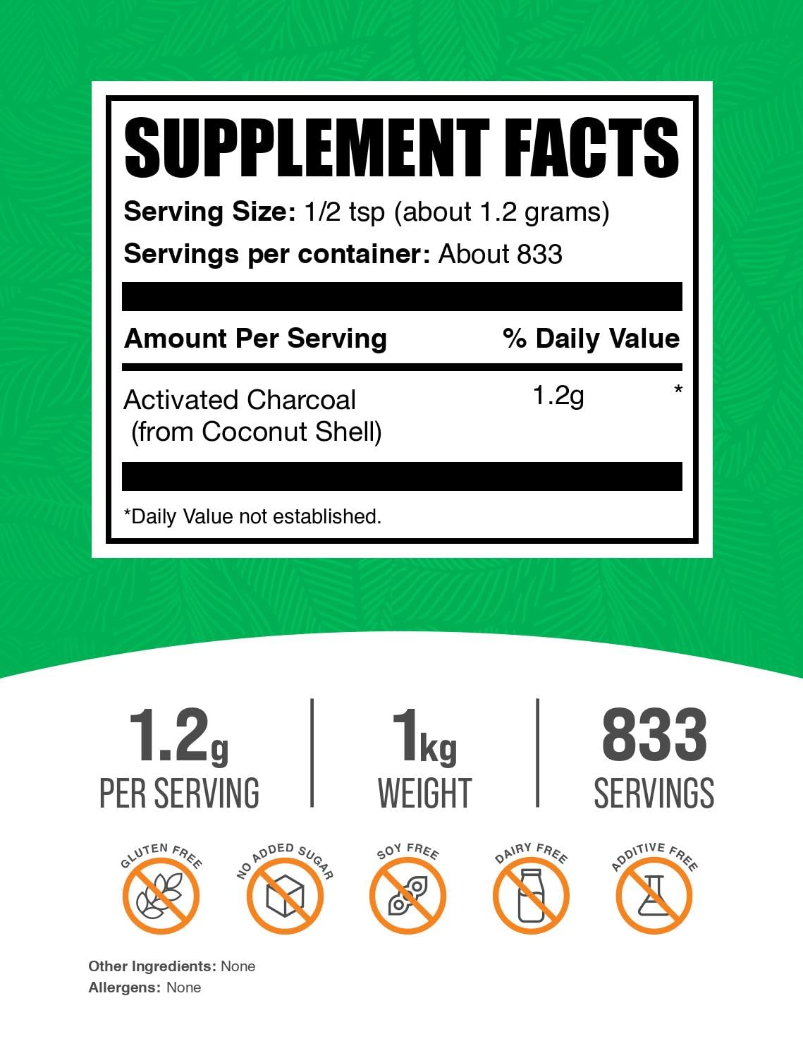 natural digestive enzymes activated charcoal supplement