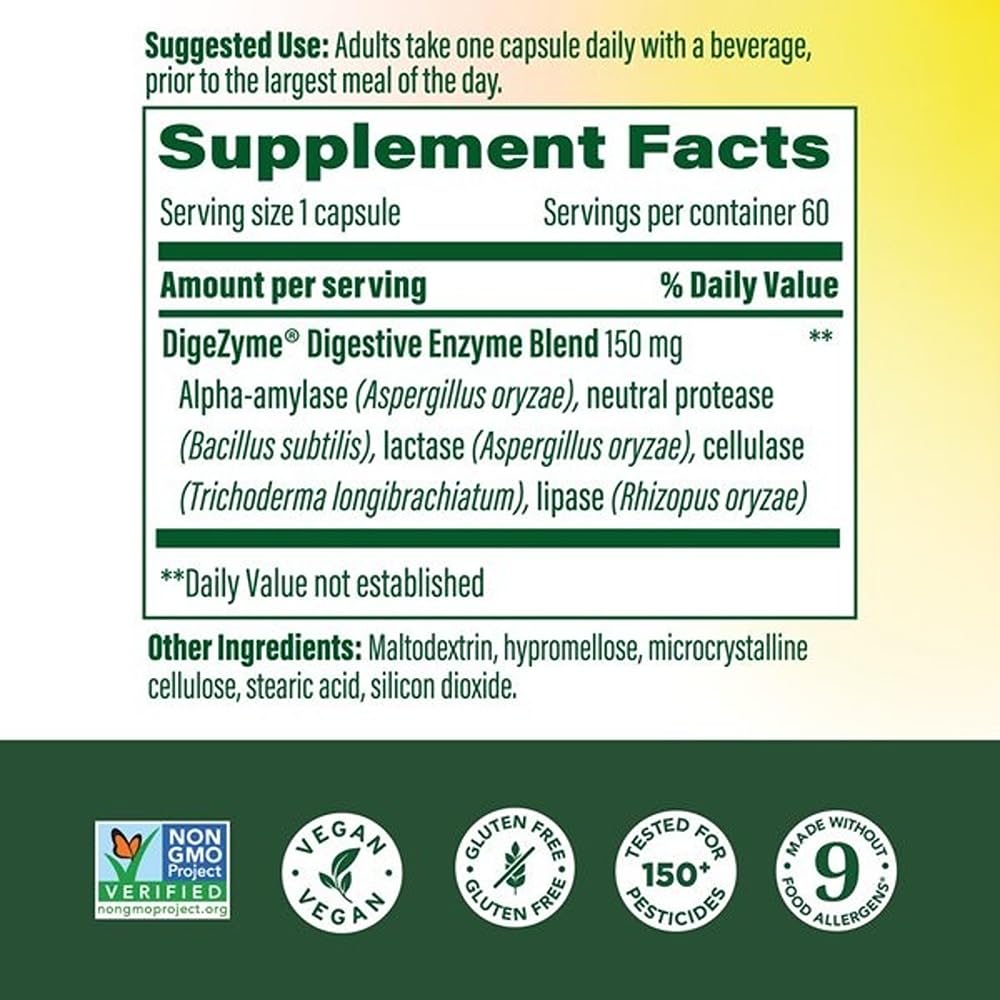 natural digestive enzymes for better digestion