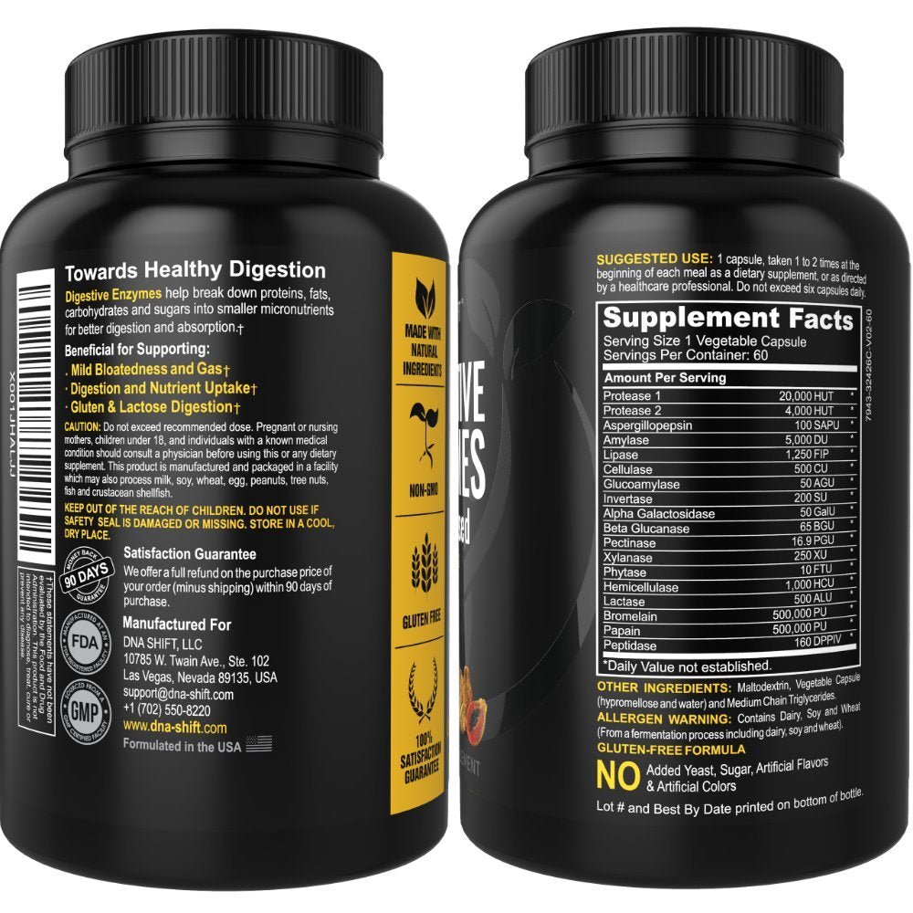 Natural digestive enzymes for better digestion
