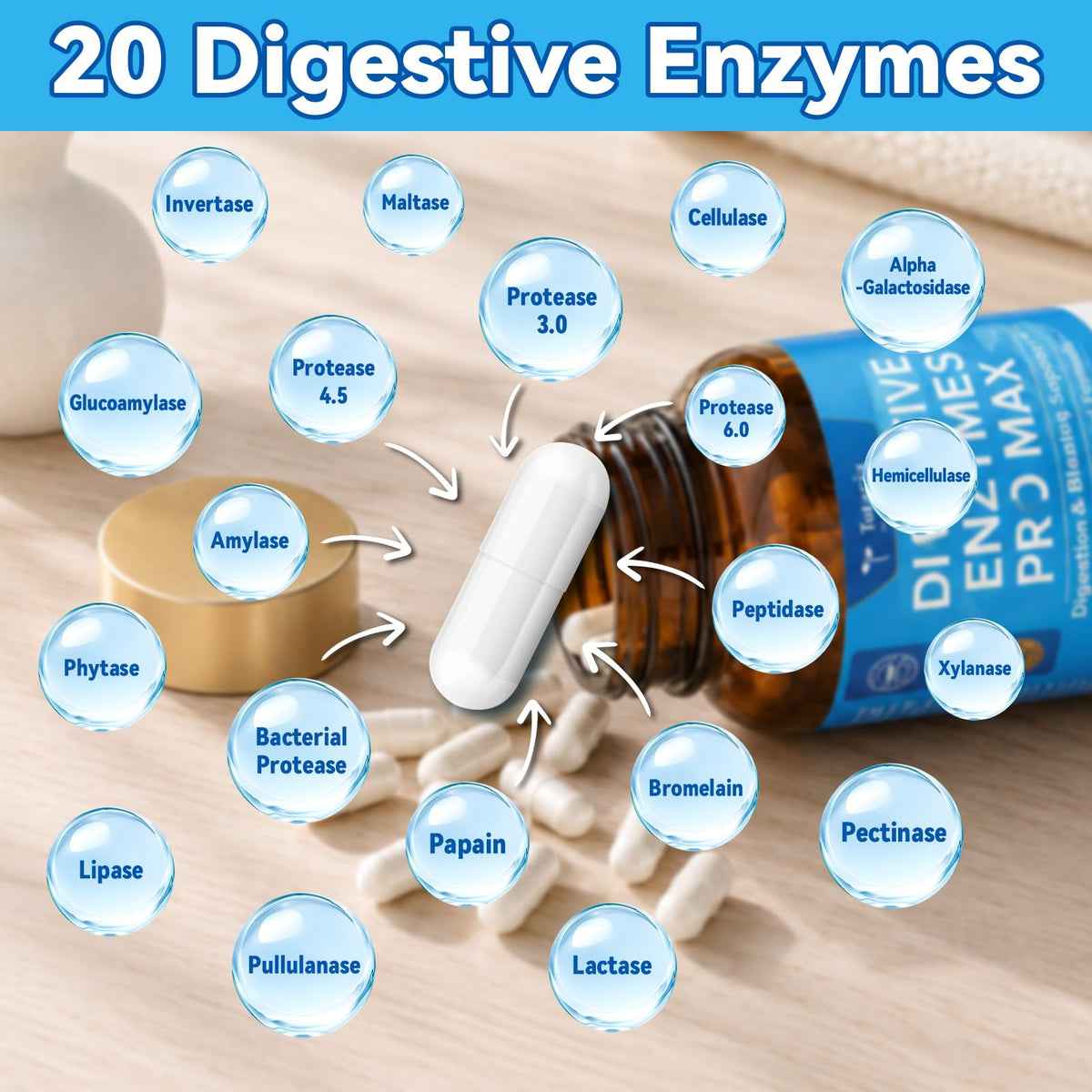 Natural digestive enzymes for better digestion