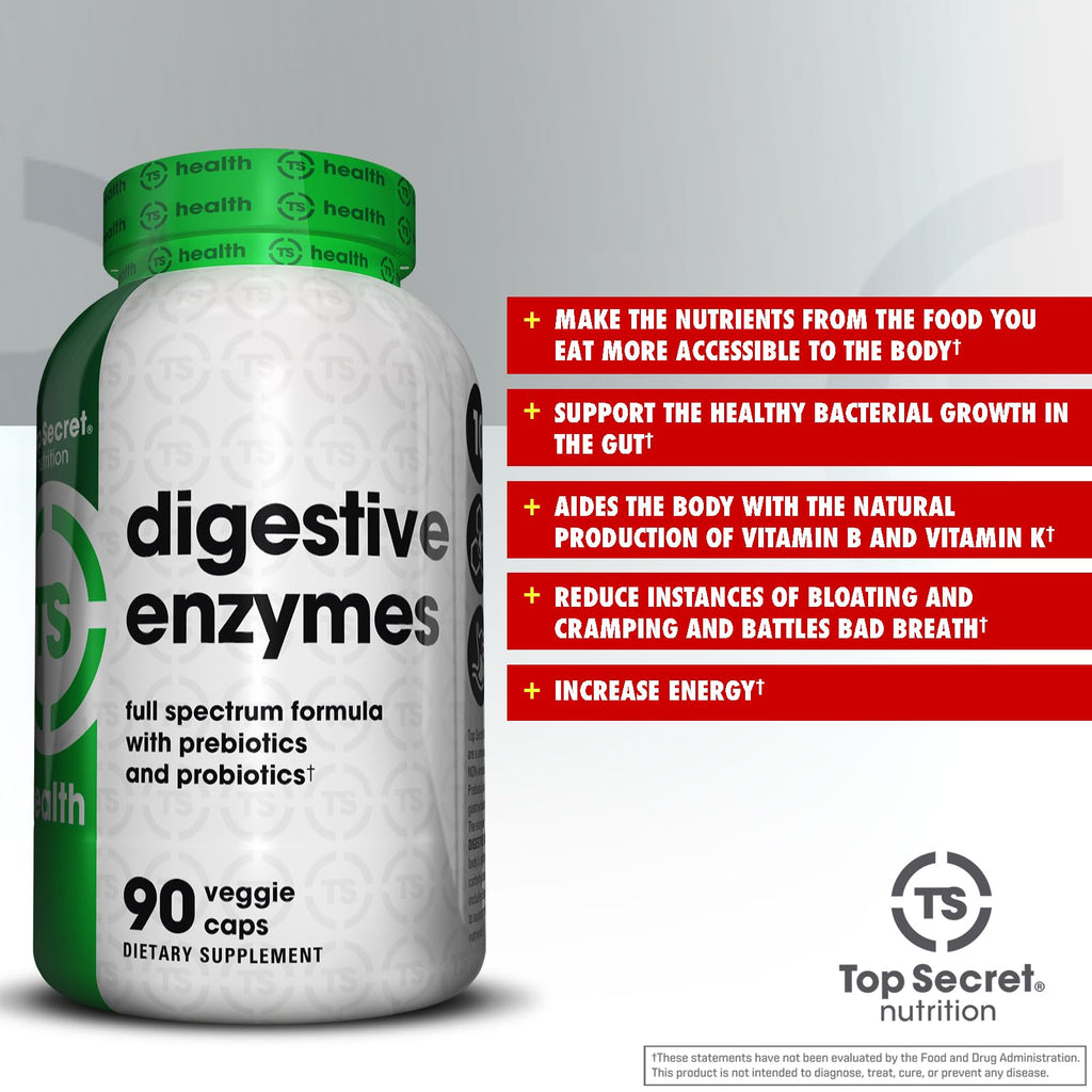 Natural digestive enzymes for better nutrient absorption