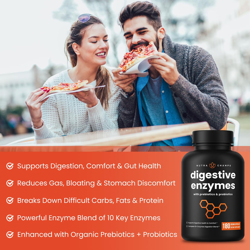 Natural digestive enzymes for bloating relief