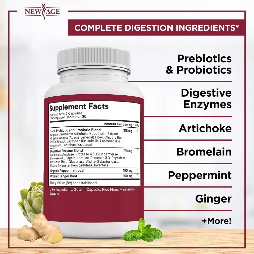 natural digestive enzymes for bloating relief