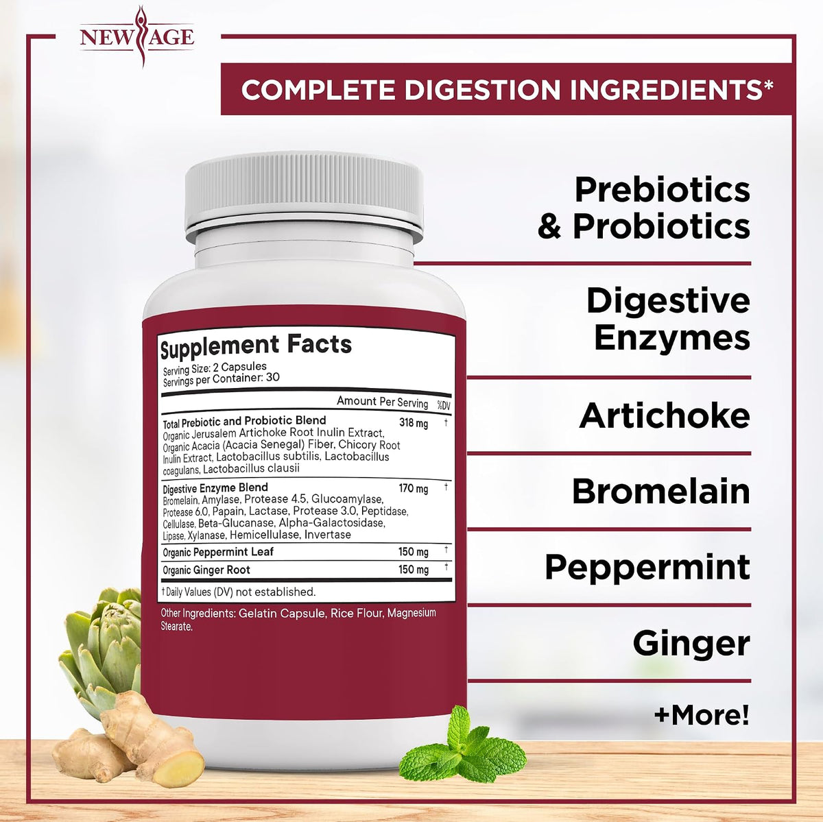 natural digestive enzymes for bloating relief