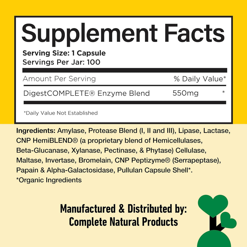 natural digestive enzymes for bloating relief