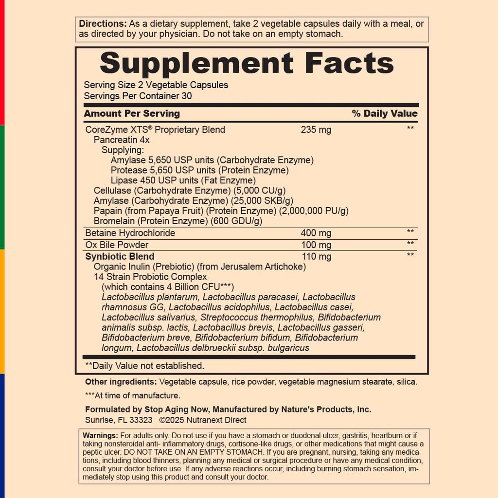 natural digestive enzymes for bloating relief
