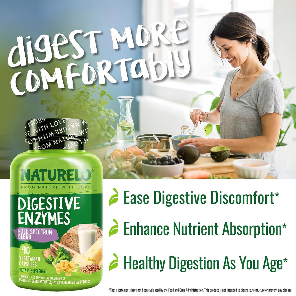 natural digestive enzymes for bloating relief
