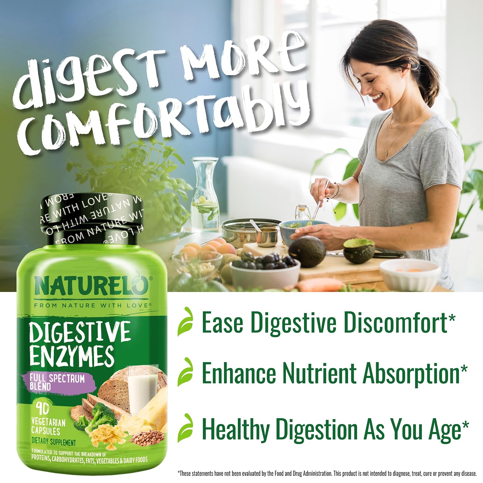 natural digestive enzymes for bloating relief