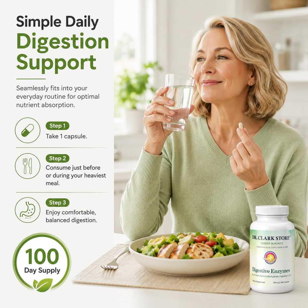 natural digestive enzymes for bloating relief