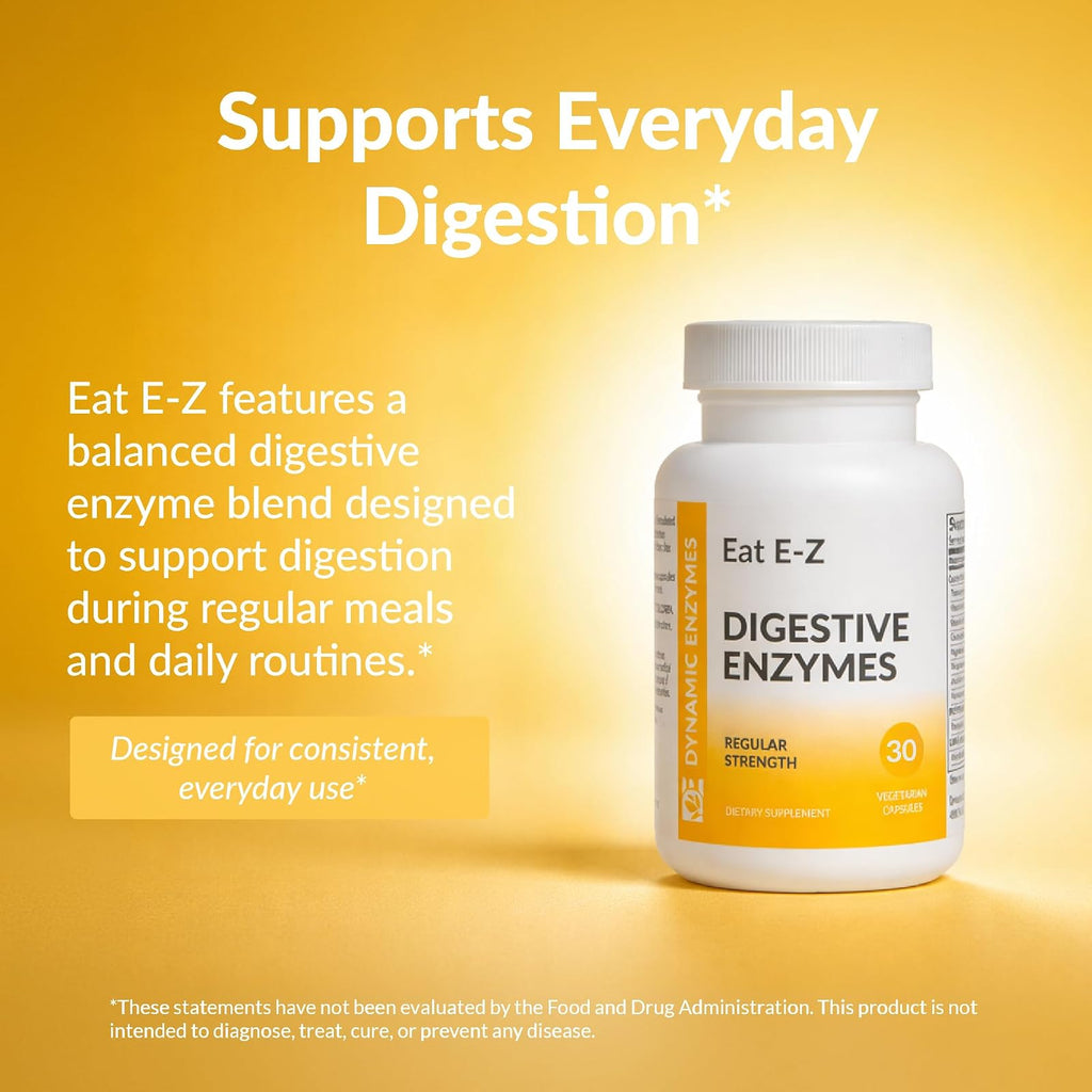 Natural digestive enzymes for daily comfort