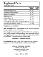 natural digestive enzymes for digestion support