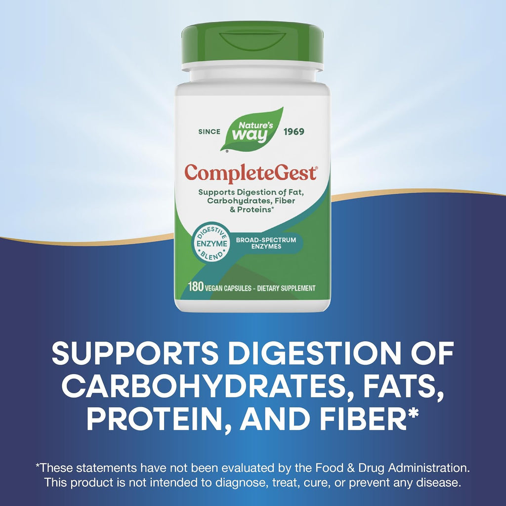 Natural digestive enzymes for everyday wellness