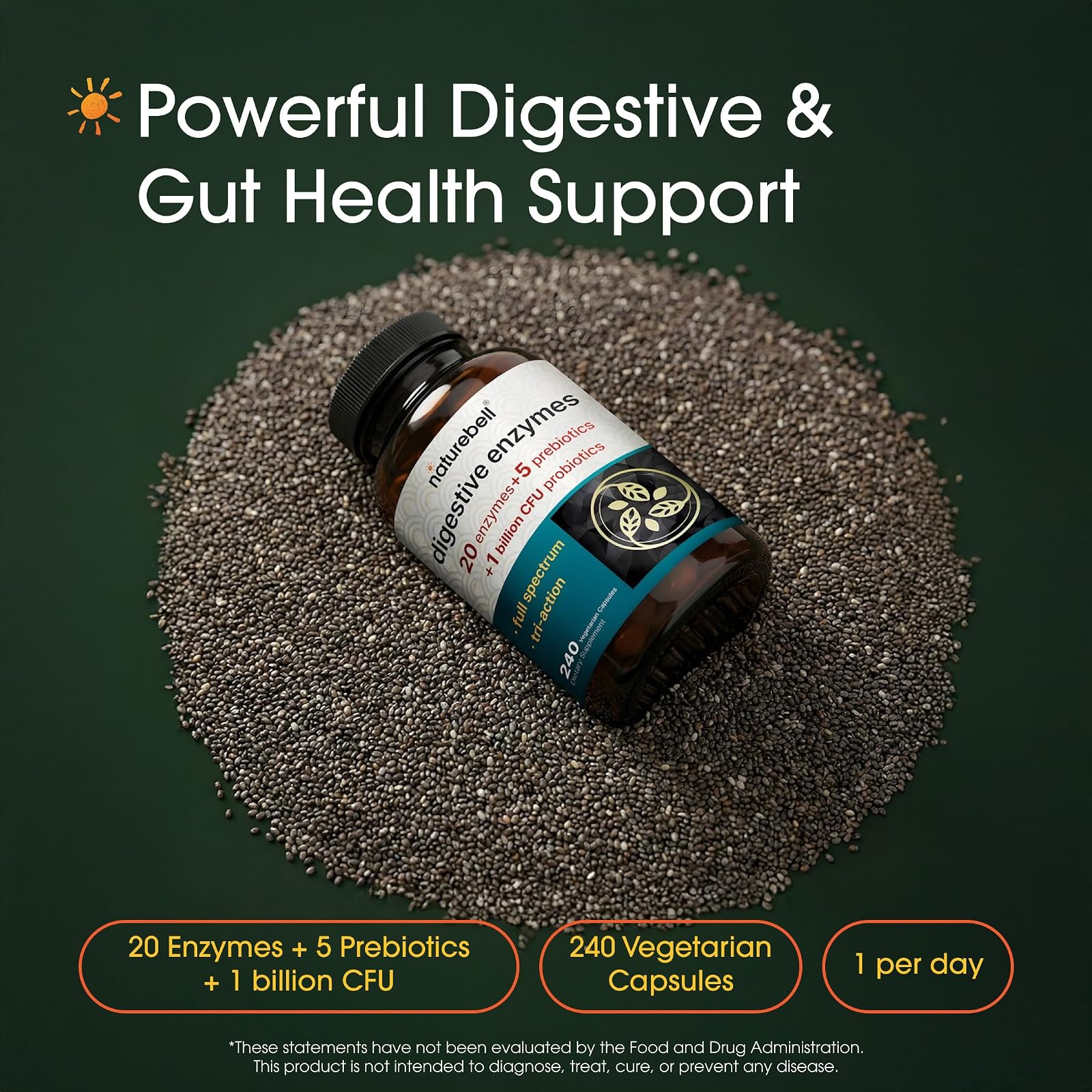 Natural digestive enzymes for gut health