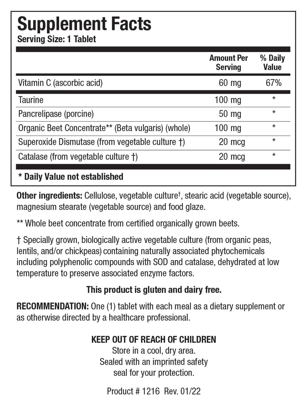 Natural digestive enzymes for gut health