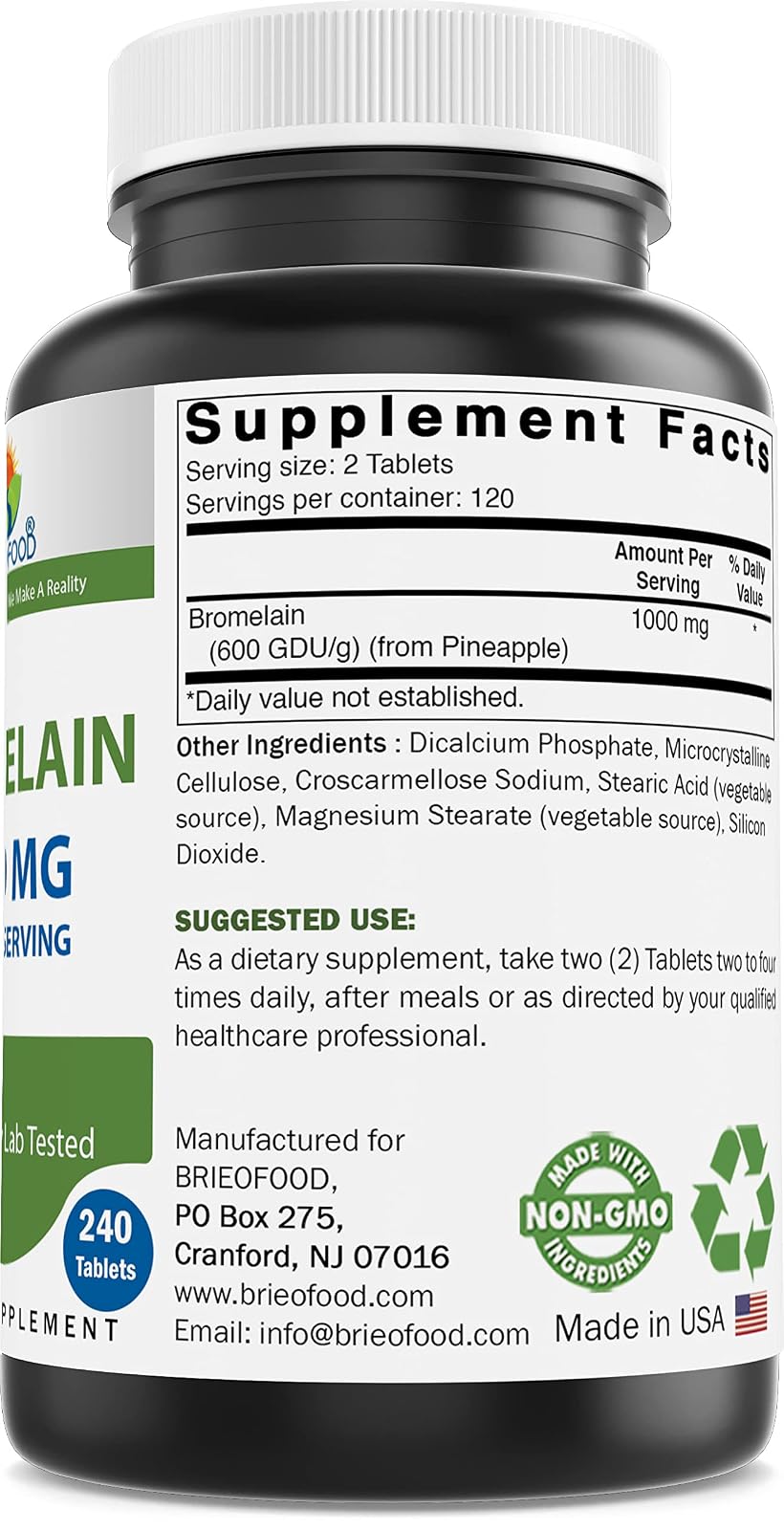Natural digestive enzymes for gut health