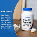 Natural digestive enzymes for improved comfort