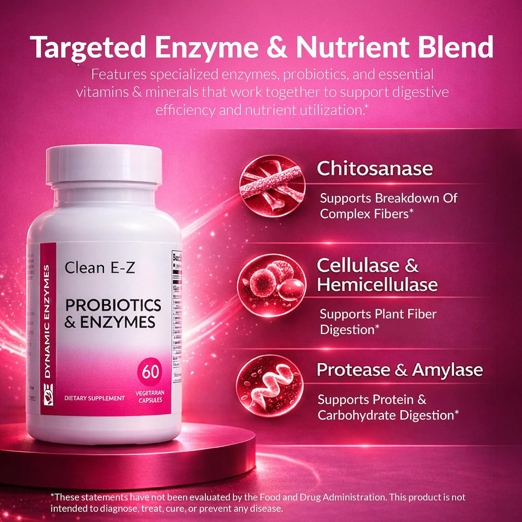 Natural digestive enzymes for wellness