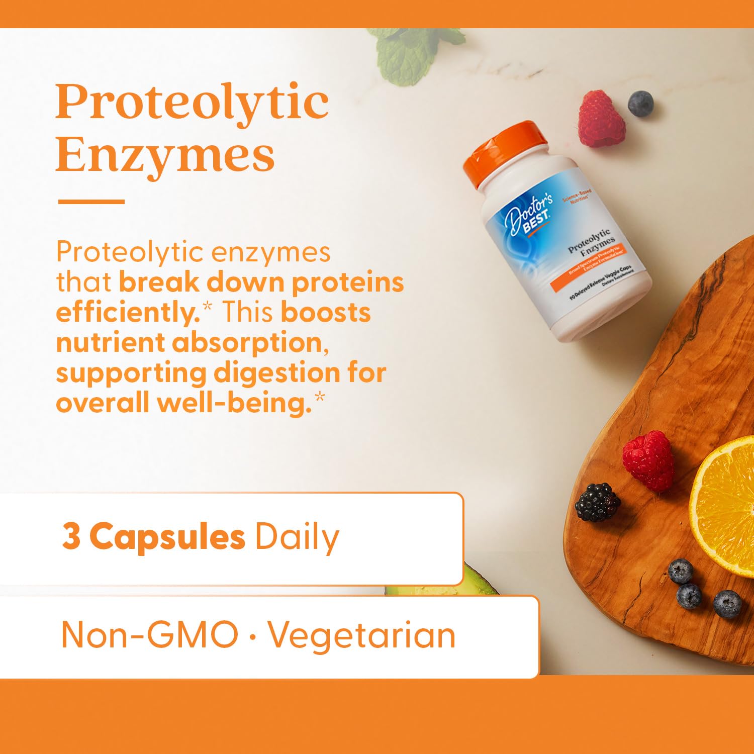natural digestive enzymes in veg capsules