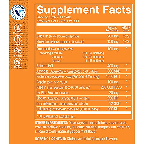 natural digestive enzymes supplement