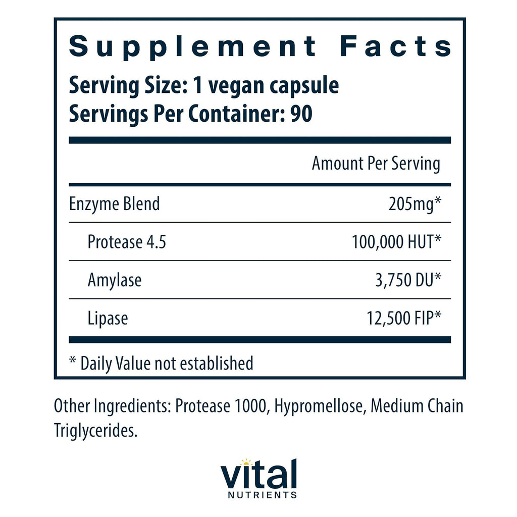 natural digestive enzymes supplement