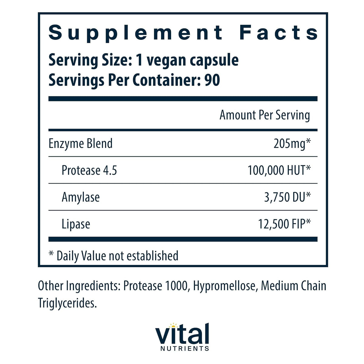 natural digestive enzymes supplement