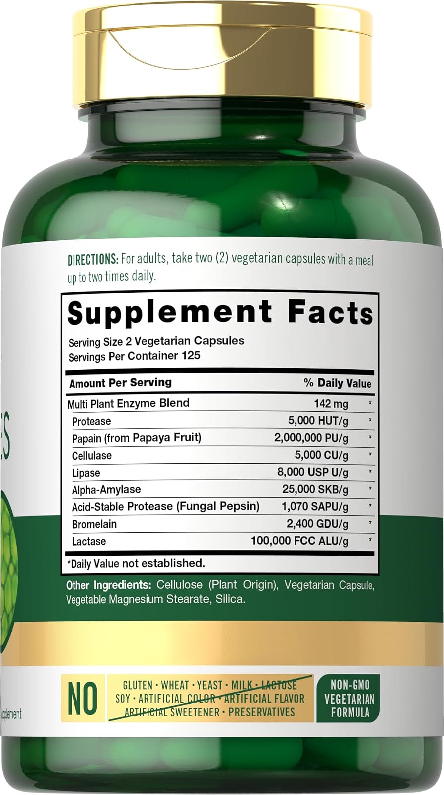 natural digestive enzymes with lactase