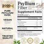 natural digestive health support psyllium husk