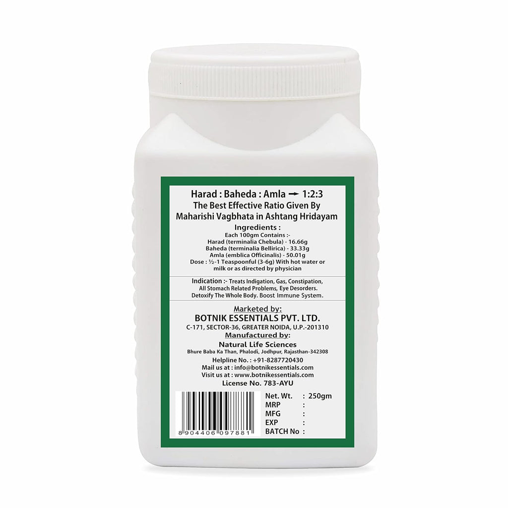 Natural digestive health support Triphala