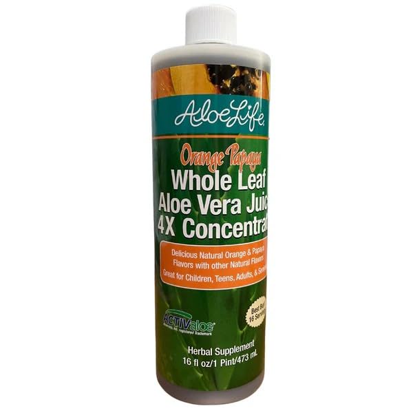 Natural digestive support aloe juice
