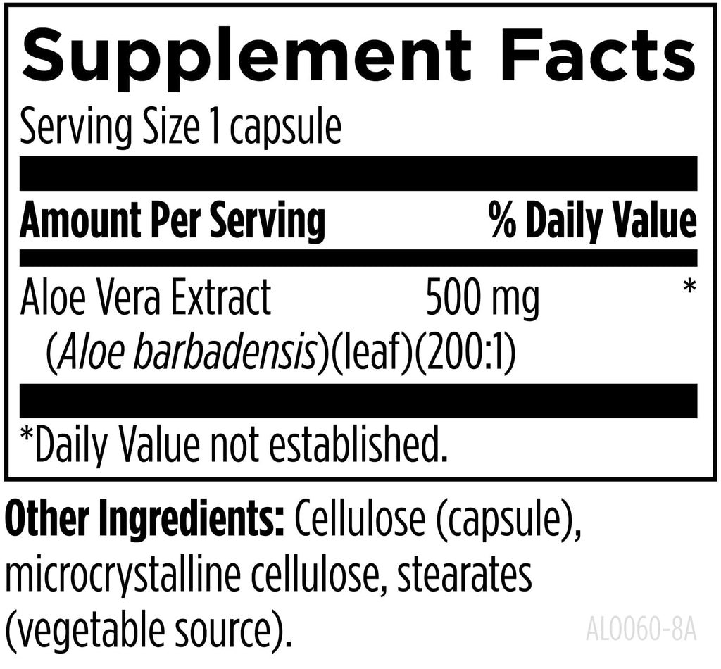 Natural digestive support Aloe Vera