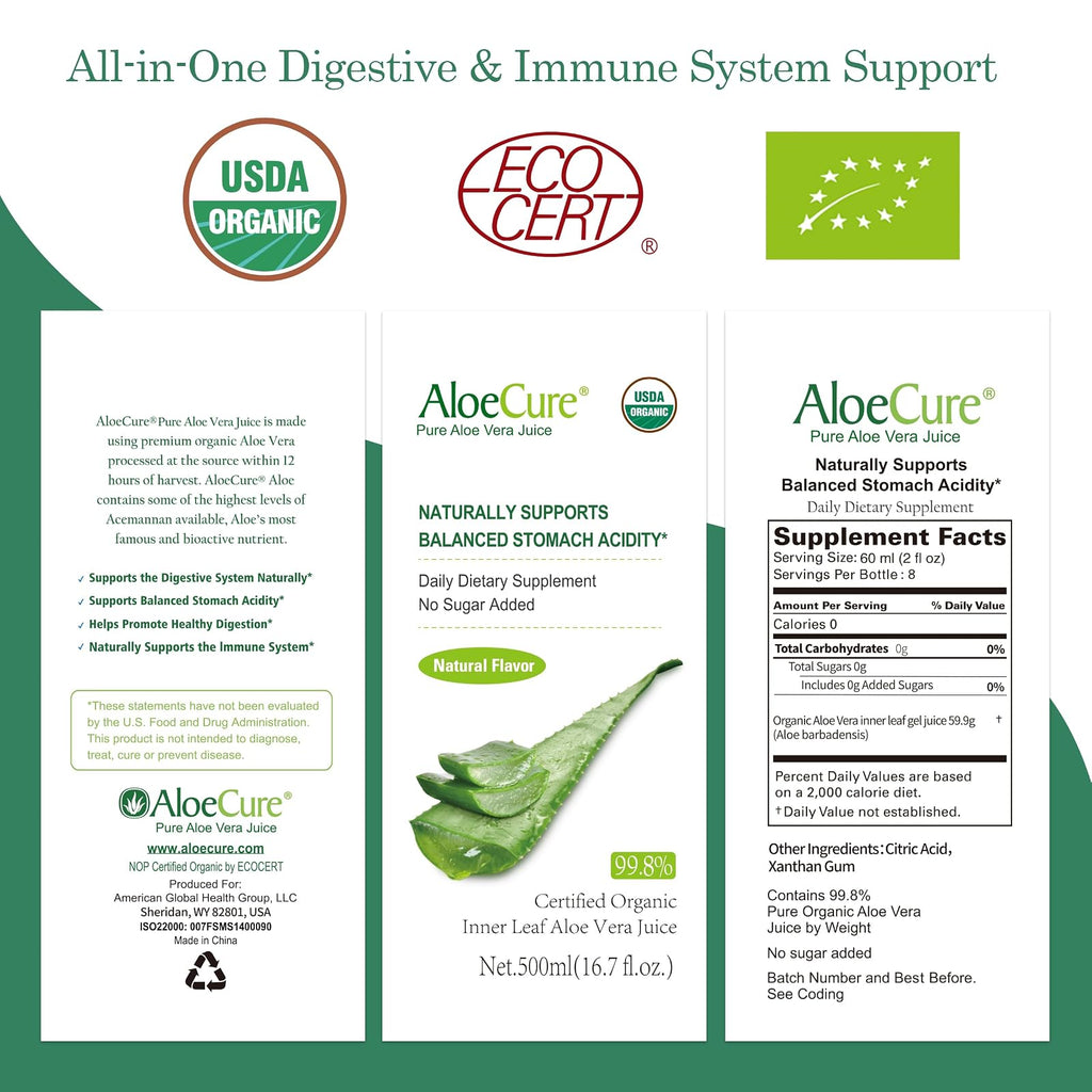 natural digestive support aloe vera
