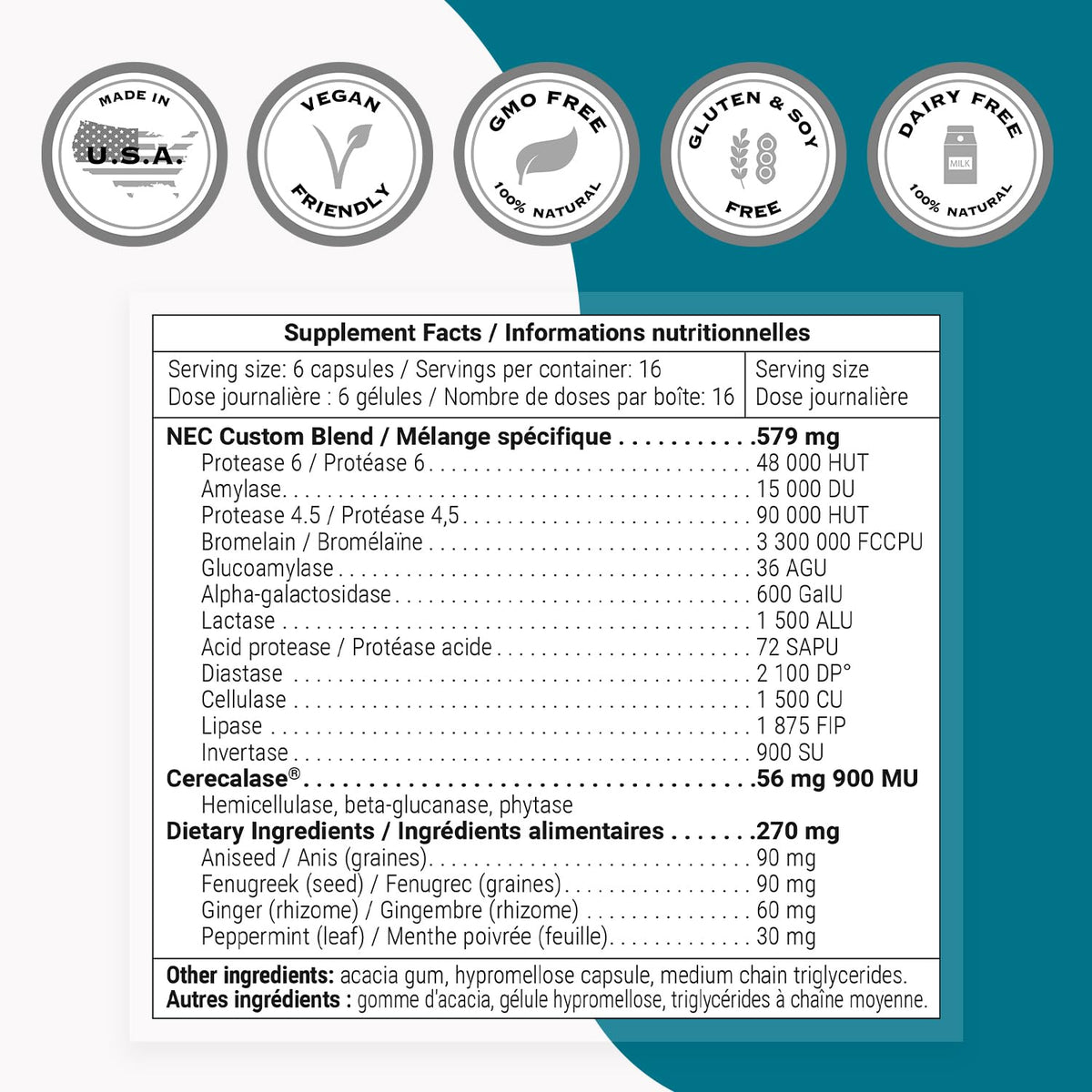 natural digestive support capsules