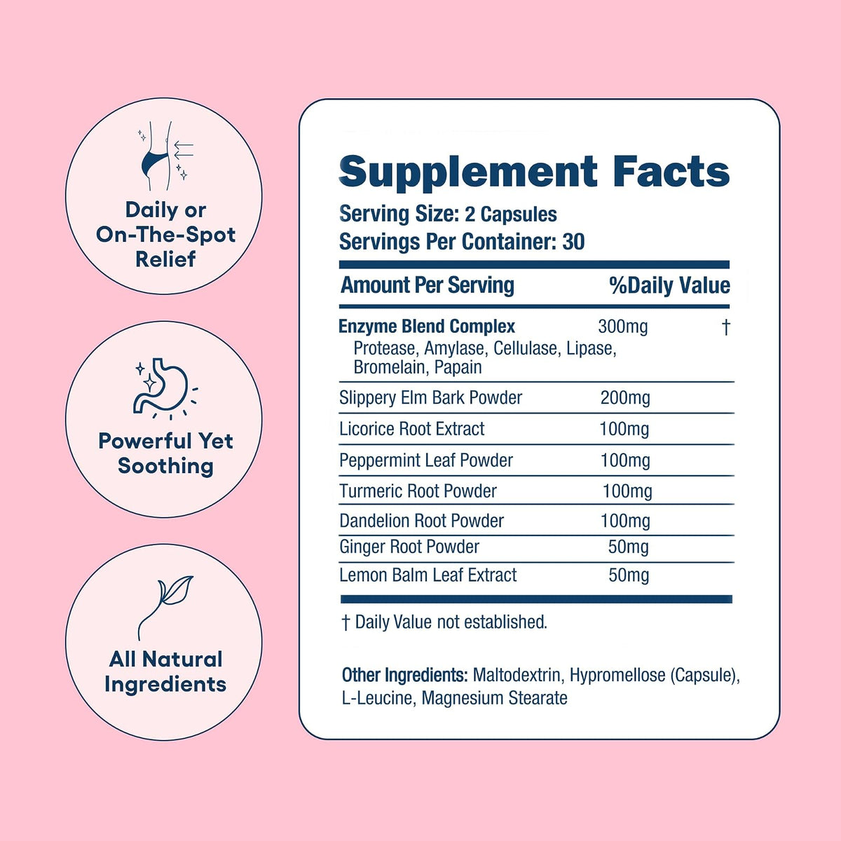 natural digestive support capsules
