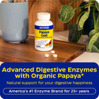 Natural digestive support chewable enzymes
