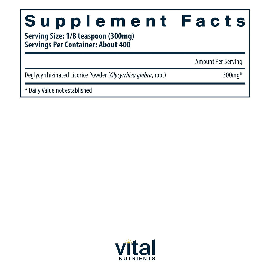natural digestive support DGL powder