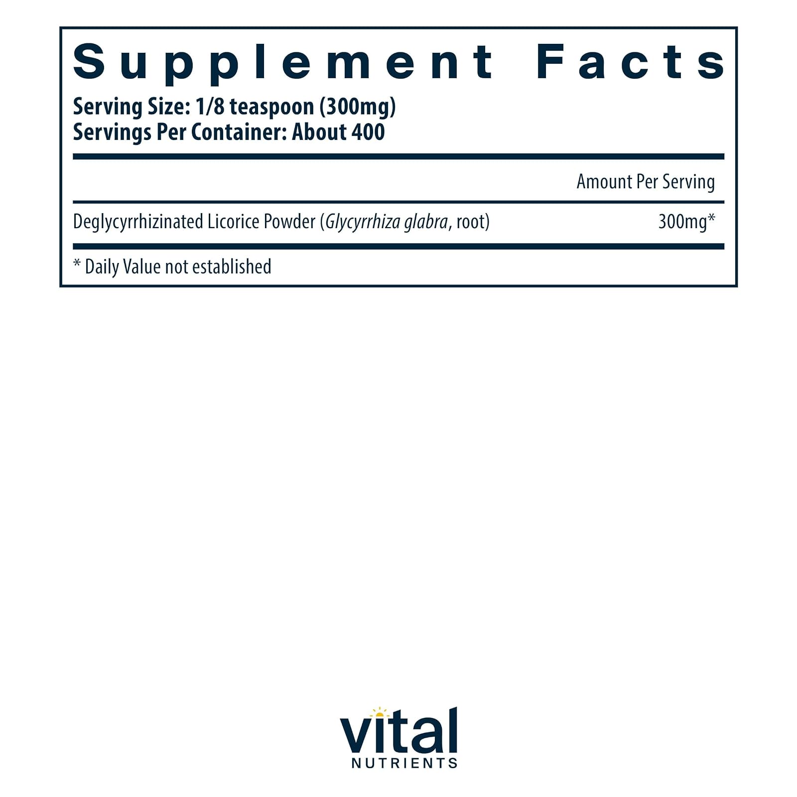 natural digestive support DGL powder