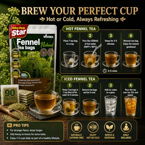 natural digestive support fennel tea