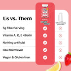 Natural digestive support fiber gummies