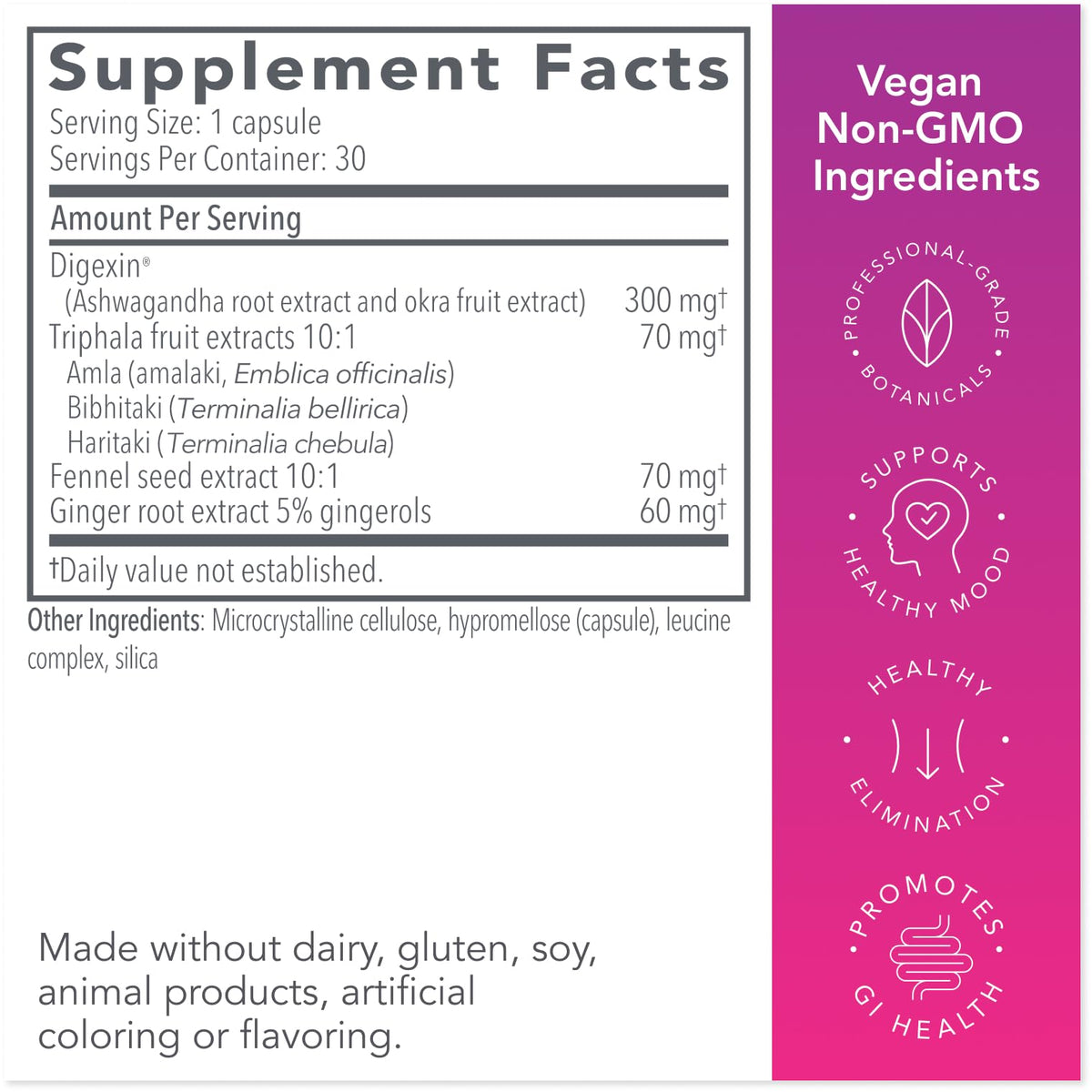 natural digestive support for adults