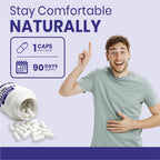 Natural digestive support in 90 capsules