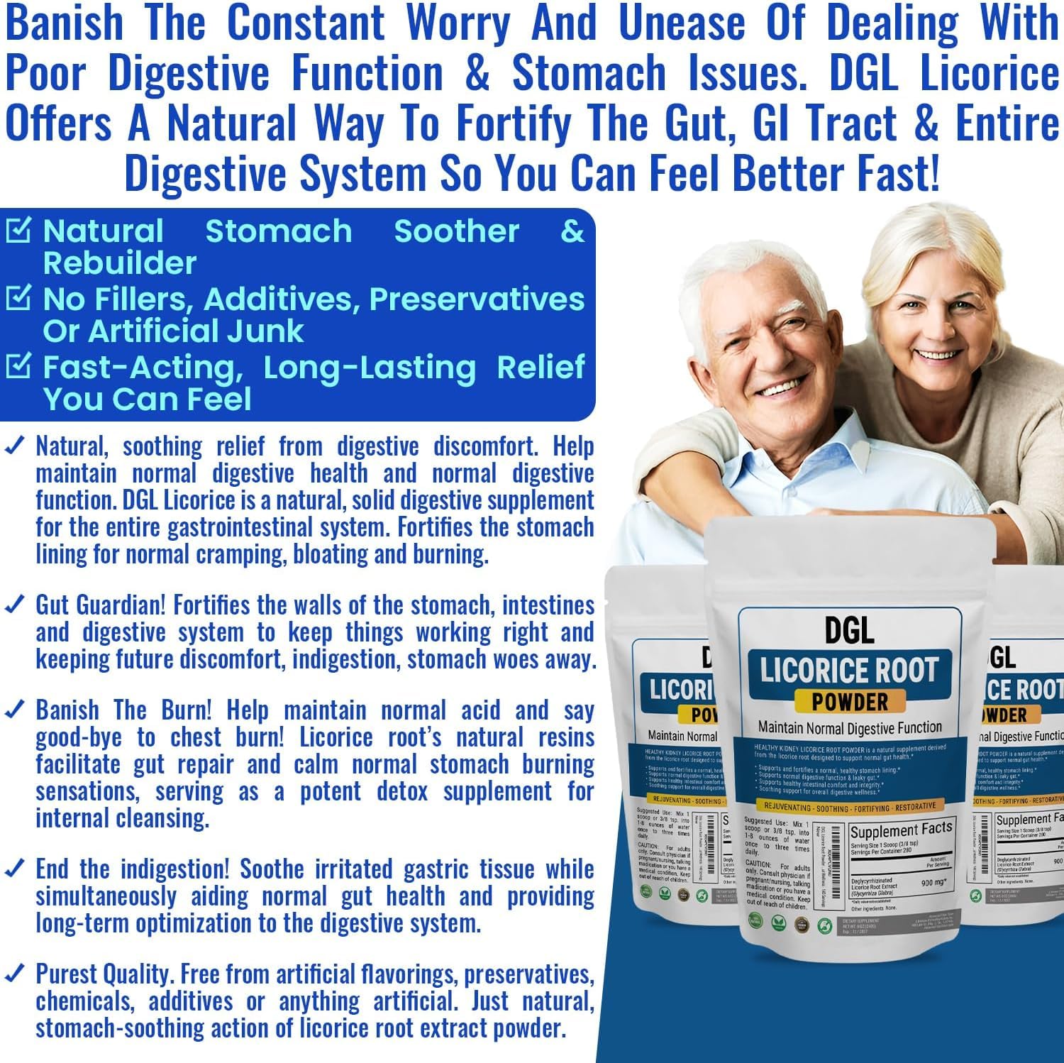 natural digestive support licorice powder
