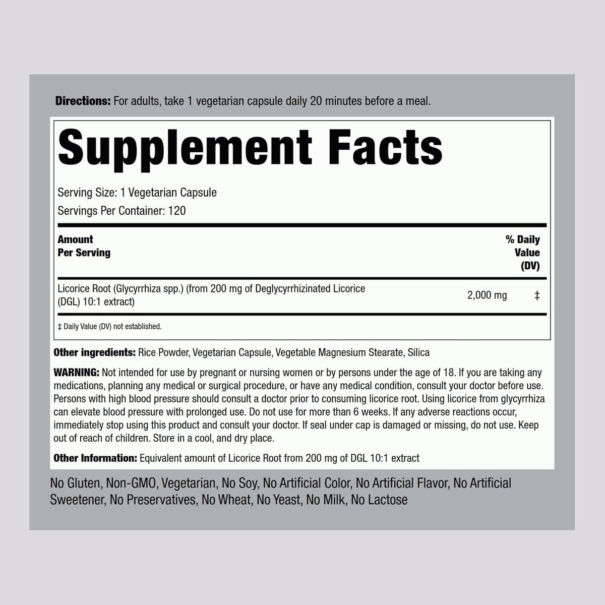 natural digestive support licorice root