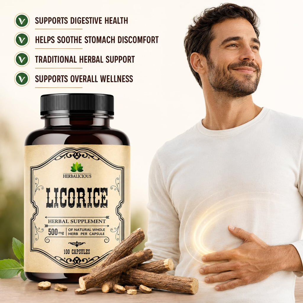 natural digestive support licorice root